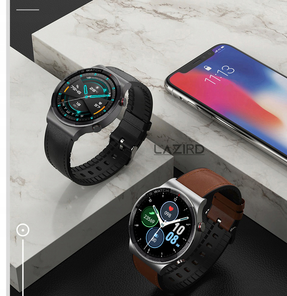 Lazird > SMARTWATCH Zegarek INDUKCJA EKG Rozmowy PL 1,5 CALA